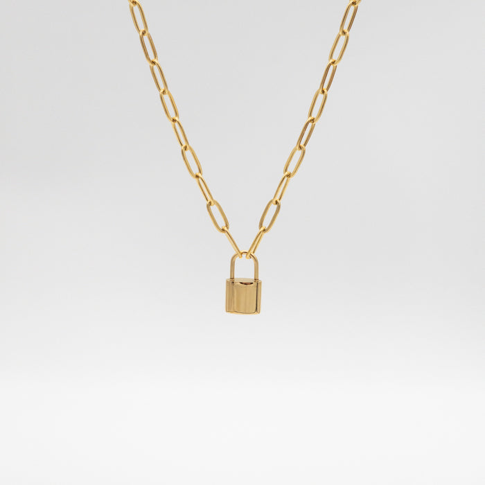 Lock Gold Necklace – ENDLESS & CO.