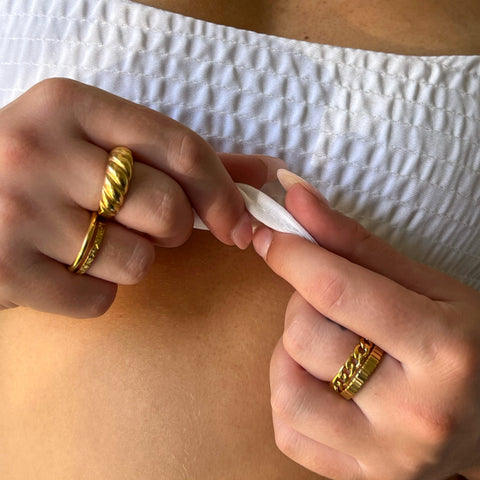 Sunburst Gold Ring – ENDLESS & CO.